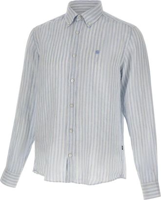 HUGO BOSS Homme, Chemises, Bleu, Taille: XL H-Liam Shirt