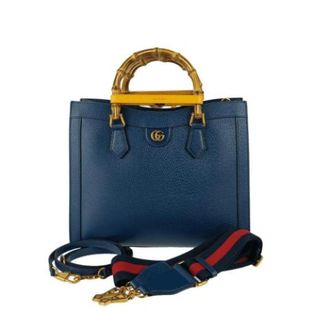 Gucci Pre-owned Cuir sacs-gucci - Femme - Pre-owned - Bleu - Taille: ONE Size