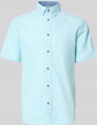 Tom Tailor Regular Fit Freizeithemd aus Leinen-Baumwolle-Mix
