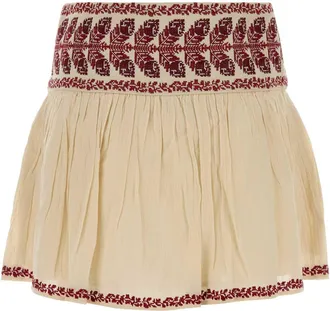 Isabel Marant Mini Skirt - Beige