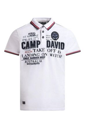 Camp David Poloshirt aus Baumwolle