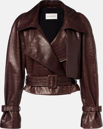 Nour Hammour Lederjacke Hatti