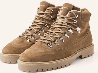 Nubikk Nubikk Schn&uuml;rboots Logan Chad Fur beige