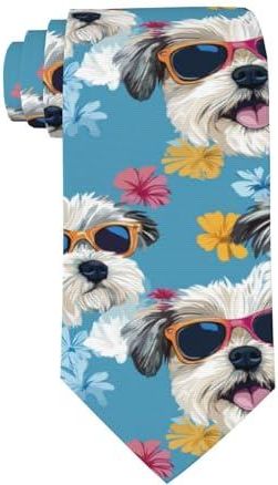 Generic Lunettes De Soleil Pour Chiots Cravate Classique Cravate Homme Doux Cravatte Pour Scolaires Accessoires Mariage