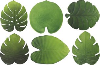 Villa D'Este Home Tivoli Villa DEste Home Tivoli 5901194 Jungle Slim Platzdeckchen aus PVC, Mehrfarbig, 6 St&uuml;ck