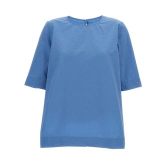 CASEY CASEY Femme, Blouses et Chemises, Bleu, Taille: 40 FR T-shirt en popeline