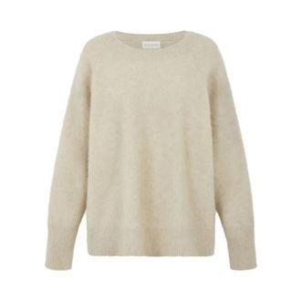P.A.R.O.S.H. Beiger Waschb&auml;r Pullover Lacoon - - Knitwear - Damen - Beige - M