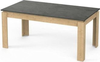 Demeyere Demeyere - Table à manger 170x90x77 cm décor chêne et gris - cecey