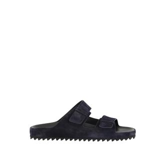 Officine Creative Homme, Chaussures, Bleu, Taille: 40 EU Sandales en Daim Bleu