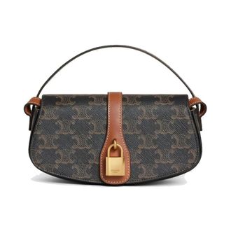 Celine Triomphe Tabou Schultertasche - - Bags - Damen - Braun - ONE SIZE