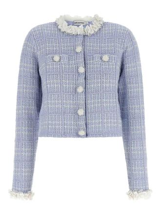 Self Portrait Casualjacke - Blau
