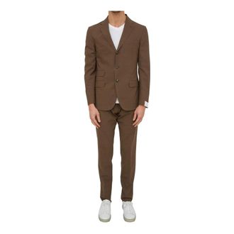 Eleventy Einreihige Anzughose - - Suits - Herren - Braun - M