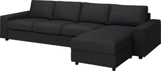 IKEA VIMLE 4er-Sofa mit Récamiere