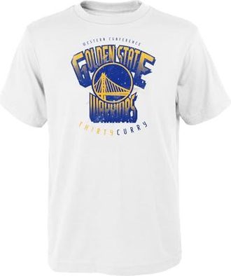 Outerstuff NBA Golden State Warriors Stephen Curry 30 T-shirt avec logo Big Arch Blanc, Blanc., XL