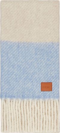 Loewe Schal Mit Alpaka blau