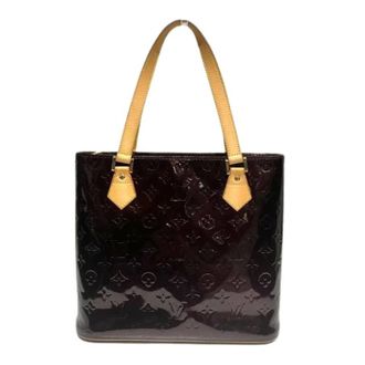 Louis Vuitton Sac &agrave; main Pre-owned Houston Monogram Vernis - Femme - Pre-owned - Violet - Taille: ONE Size