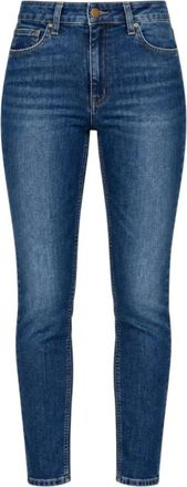 Elisabetta Franchi Jean skinny longueur cheville - Femme - Jeans - Bleu - Taille: W32