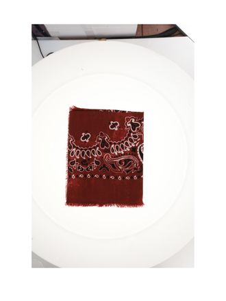 Destin Womens Jil Quadra Bandan Scarf Red Scarfs
