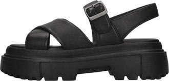 Hogan Femme, Chaussures, Noir, Taille: 35 EU Sandales Plates