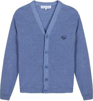 Maison Labiche Gilet Poir&eacute;e patch coeur en coton