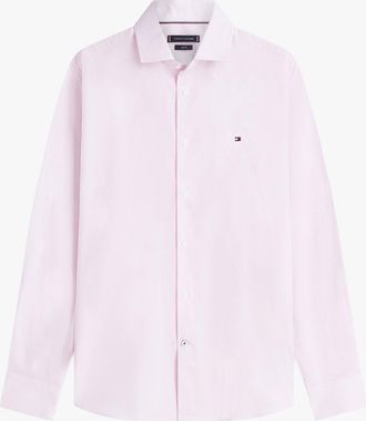 Tommy Hilfiger Chemise droite en coton m&eacute;lang&eacute;