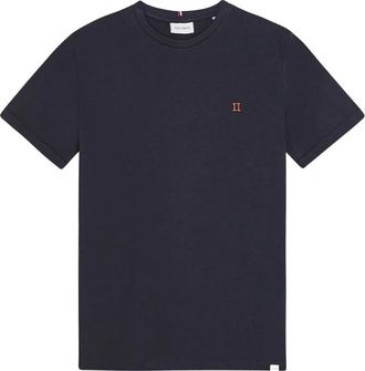 Les Deux Homme, Tops, Bleu, Taille: 2XL Norregaard T-Shirt