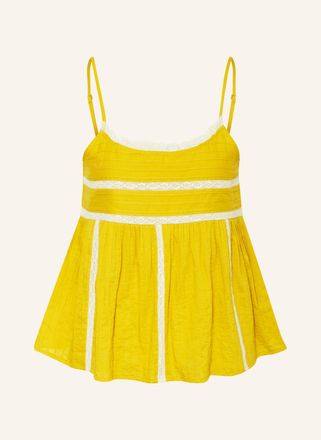 BA&SH Ba&Sh Blusentop Paname gelb