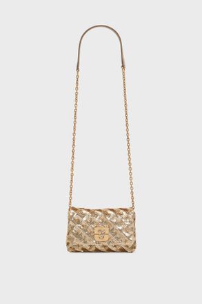 Gerard Darel Mini sac &agrave; main en sequin - LE MINI FANNY - Or