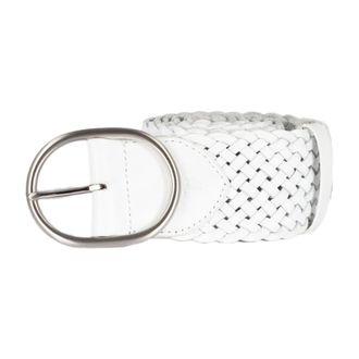 Dragon Diffusion Femme, Accessoires, Blanc, Taille: 90 CM Ceinture Tress&eacute;e &agrave; la Main 16 Brins