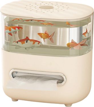 Generico Taschentuchhalter - 2-in-1 mit Deckel - moderne Tissue Abdeckung f&uuml;r Aquarium, Dekoration f&uuml;r Wohnzimmer, Schlafzimmer, K&uuml;che, B&uuml;ro, Apartment, Restau