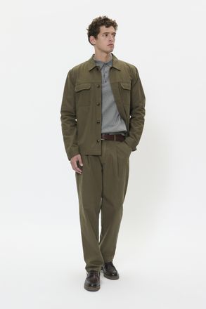 Matinique Overshirts MAcopt Gerade Passform olive