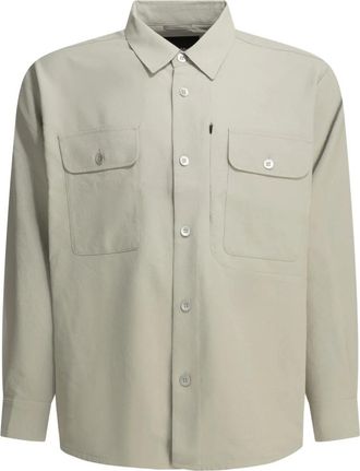 Goldwin Goldwin - Solarshade Shirt - Homme - Chemises - Beige - Taille: 2XL