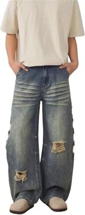 Generic Jean Homme Jeans Homme Jean Slim Poche Taille Coloris Uni Extr&eacute;mit&eacute; Fine - Optimis&eacute; pour Requ&ecirc;tes Couleur Solide + Coupe Ajust&eacute;e