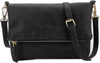 Generic NYSBH Sac &agrave; bandouli&egrave;re pour femme Sac &agrave; bandouli&egrave;re en cuir minimaliste, Ct30080-noir