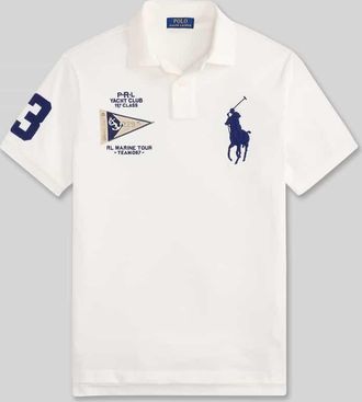 Polo Ralph Lauren Regular Fit Poloshirt aus reiner Baumwolle mit Stitchings