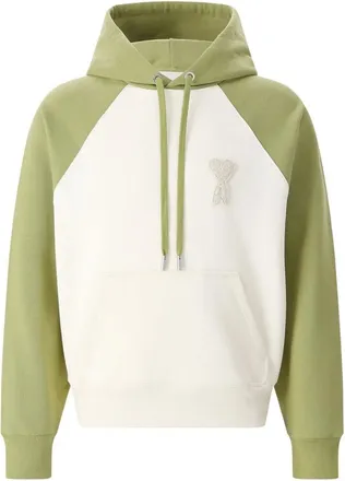 Ami Homme, Sweatshirts et sweats &agrave; capuche, Vert, Taille: S Loopback Fleece Sweat &agrave; capuche