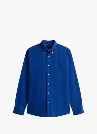 Tommy Hilfiger Chemise col am&eacute;ricain en coton m&eacute;lang&eacute;