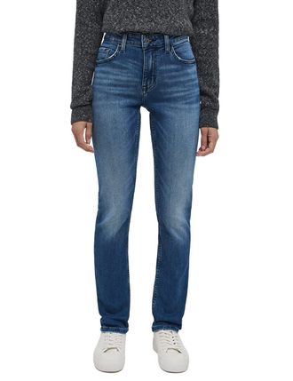 Mustang Jeans Damen Comfort Fit Style Rebecca Jeans, Blau (Medium Bleach 312), 33W / 30L EU