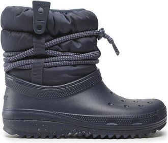 Crocs Schneeschuhe Classic Neo Puff Luxe Boot 207312 Dunkelblau