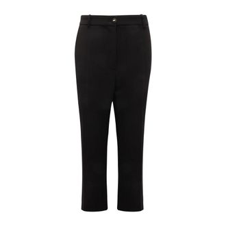 Elisabetta Franchi Cr&ecirc;pe Smokinghose - - Trousers - Damen - Schwarzk - 2XL