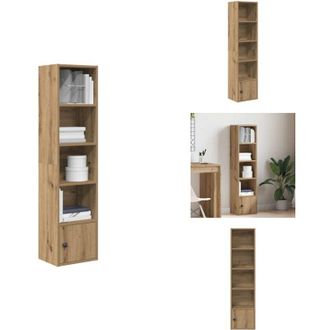 vidaXL Vidaxl - B&uuml;cherregal Artisan-Eiche 31x24x127 cm Holzwerkstoff - B&uuml;cherregal - B&uuml;cherregale - B&uuml;cherschrank - Lagerschrank