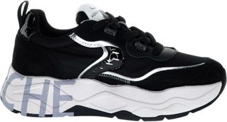 Voile Blanche Femme, Chaussures, Noir, Taille: 39 EU Baskets Club105 Noir/Argent