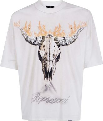 Represent Represent, Homme, Tops, Blanc, Taille: M British Cowboys T-Shirt