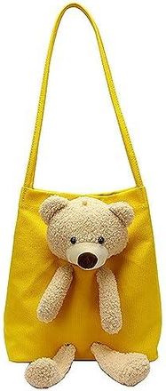 Generic Sac &agrave; bandouli&egrave;re en toile pour &eacute;tudiant - Couleur pure - Joli sac &agrave; main - Grande capacit&eacute; - D&eacute;contract&eacute; - Voyage - Kawaii - Tendance - Pour homme, j