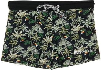Sun Project Boxer de Bain Noir/Jungle Homme 1988