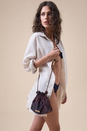 Calzedonia Mini-umh&auml;ngetasche Mit Print Braun