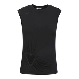 AMBUSH Cut Out Hearts Top - - Tops - Damen - Schwarzk - M