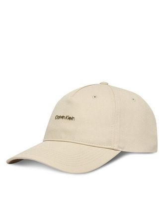 Calvin Klein Cap Coton Twill Standard Logo Hw Cap LV04D5080G Beige