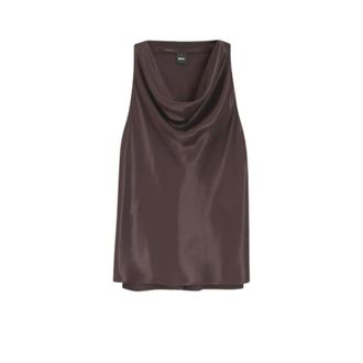 HUGO BOSS Haut sans manches - Femme - Tops - Brun - Taille: 40 FR
