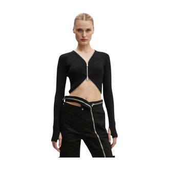 Heliot Emil Figurierter Strickpullover - - Knitwear - Damen - Schwarzk - XS